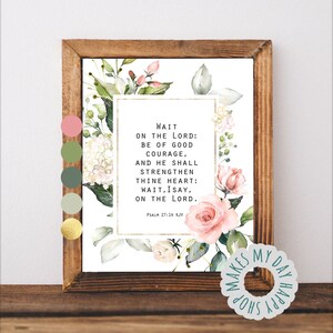 Mark 16:15 Printable Floral Mapmint Blue World Mapgo Into - Etsy