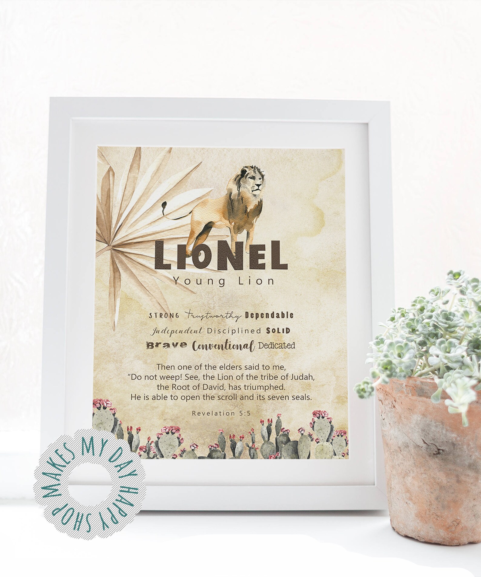 Lionel Personalized Name Meaningcustom Printable Meaning of - Etsy