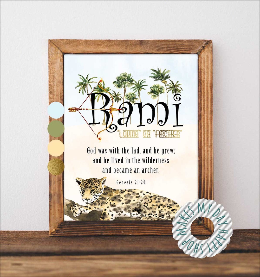 Archer Custom Name Meaningpersonalized Safari Birthday - Etsy