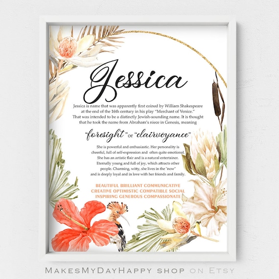 Jessica Name Art