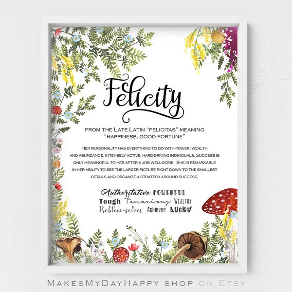 Felicity - Etsy