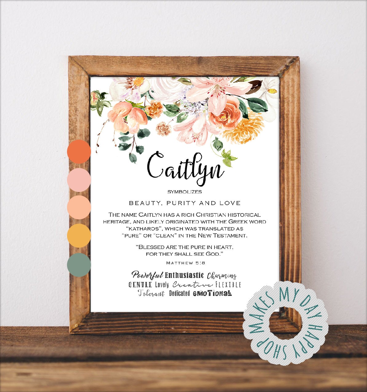 Personalized Name Meaning Decorsign Name Wall Artmaxine - Etsy