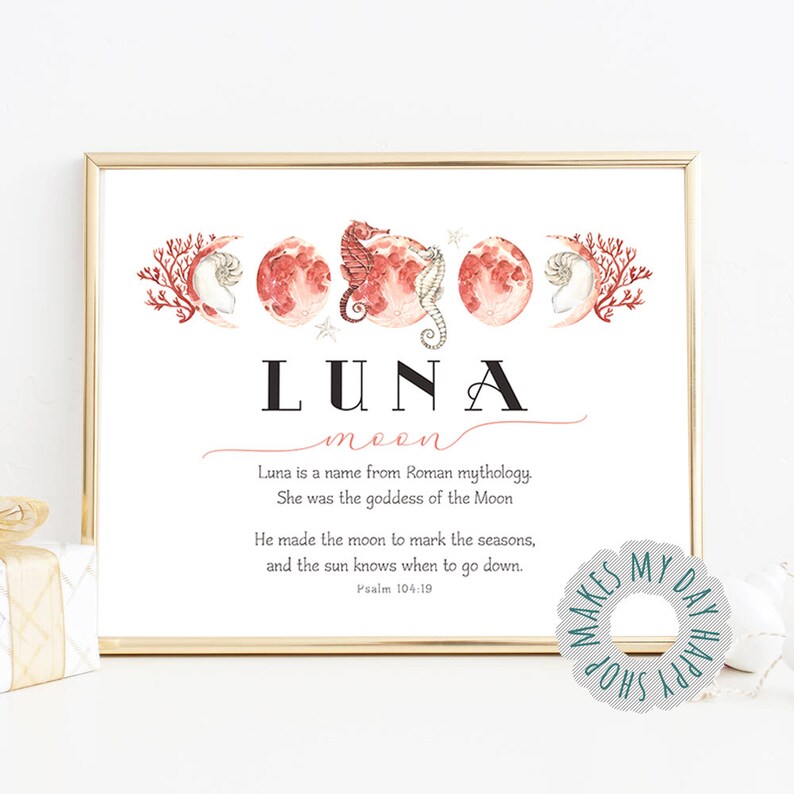 Mia Name Meaning,first Name Sign Wall Decor,coral Color Custom Name Art ...