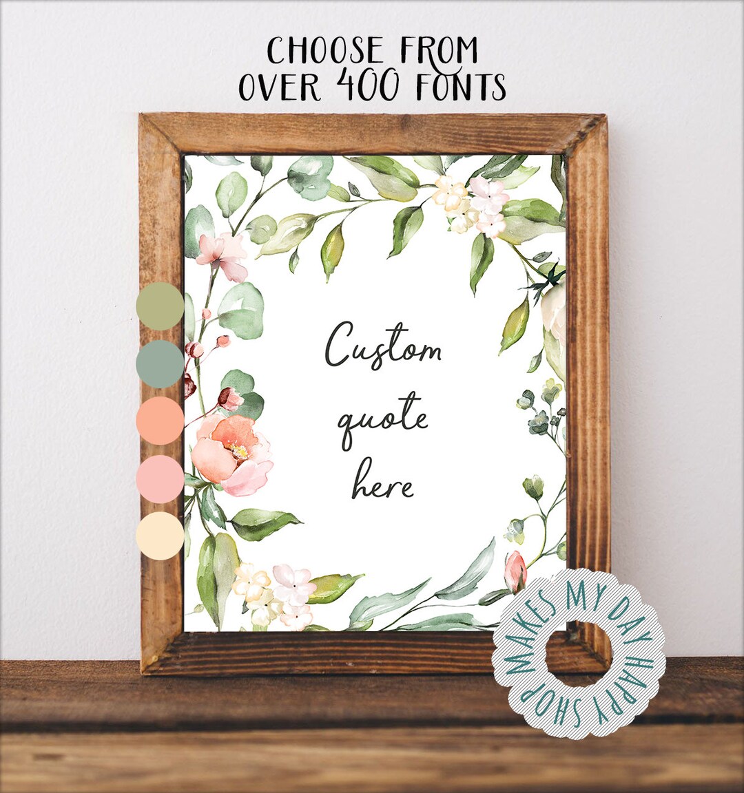 Custom Quote Print,customized Wall Art,personalized Quote,typographic ...