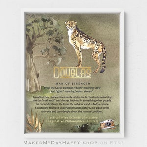 Douglas Name Meaning,first Name Wall Art,given Name Kids Room Decor ...