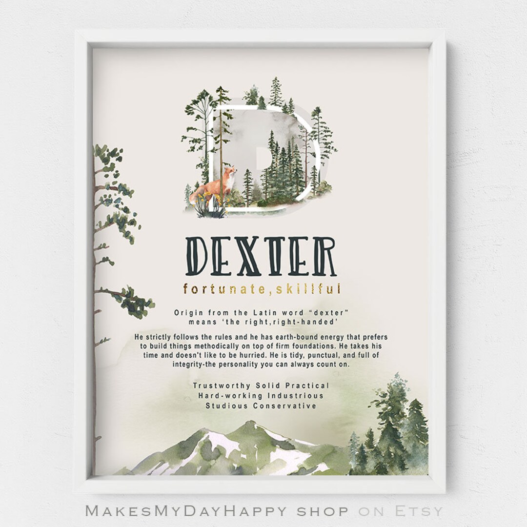 The Origin Of Name Dexter