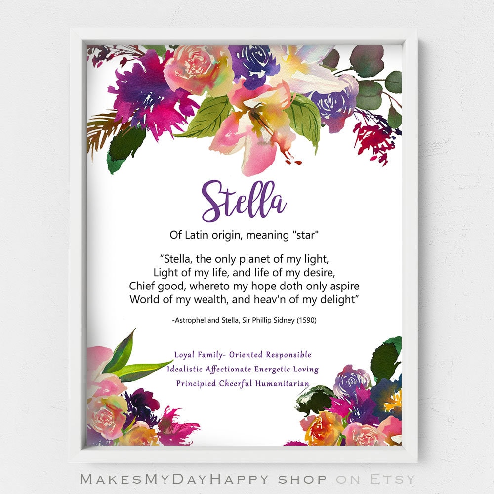 Ruth Origin of Namename Art Printablemeaning of Namecustom | Etsy