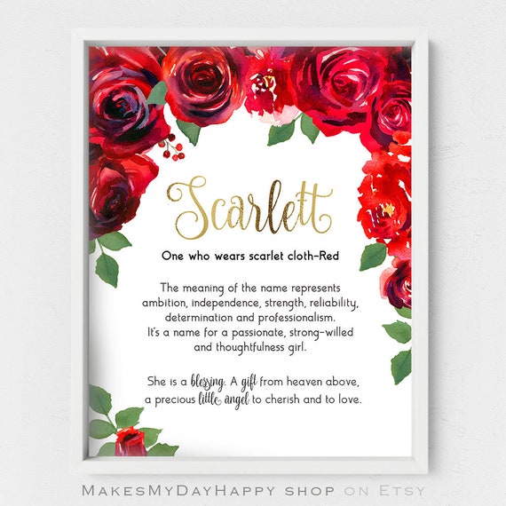 Scarlett Name