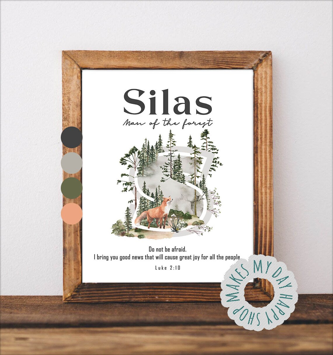 Silas Personalized Name Meaningcustom Printable Meaning of - Etsy