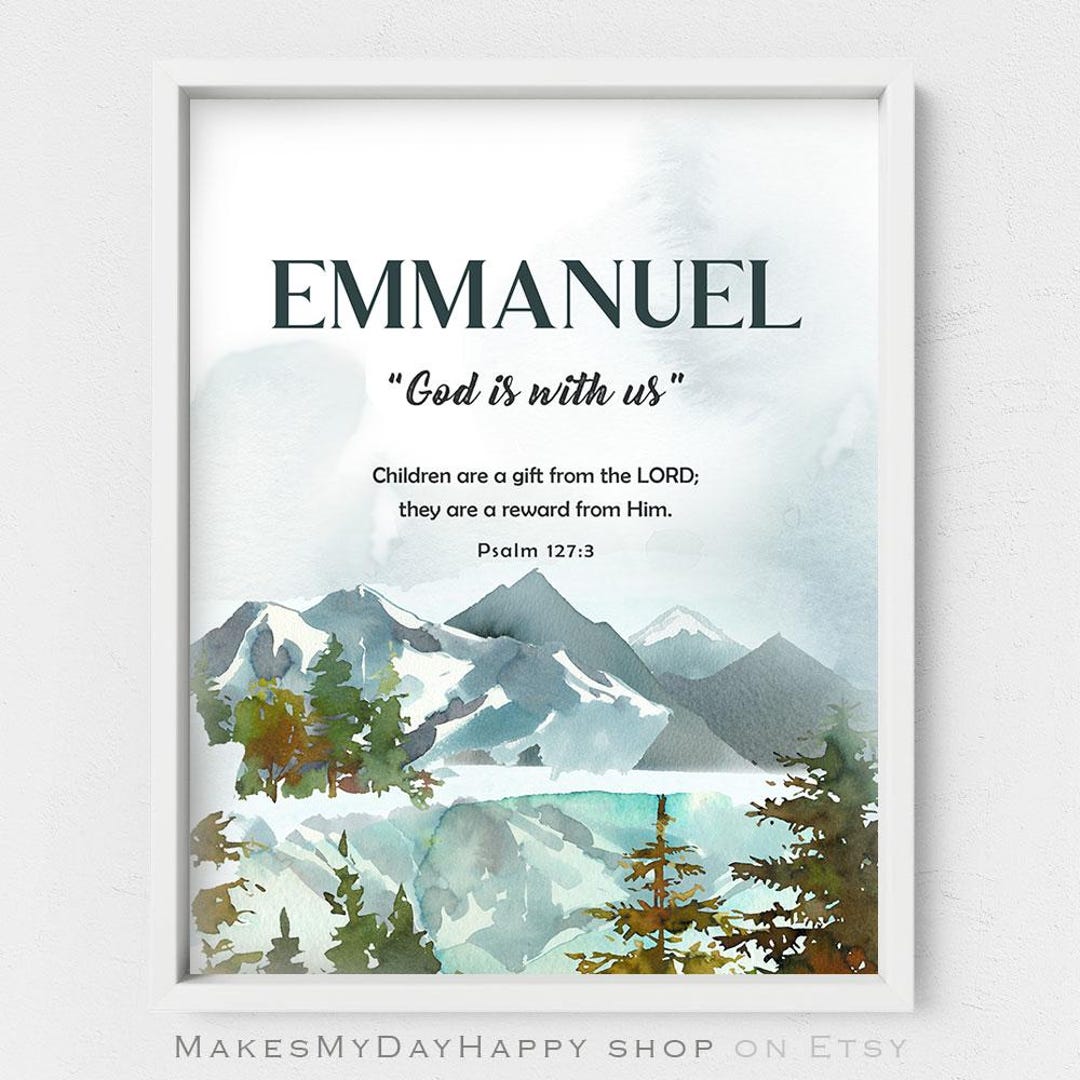 Emmanuel name meaning,Biblical meaning,snowy mountain landscape ...
