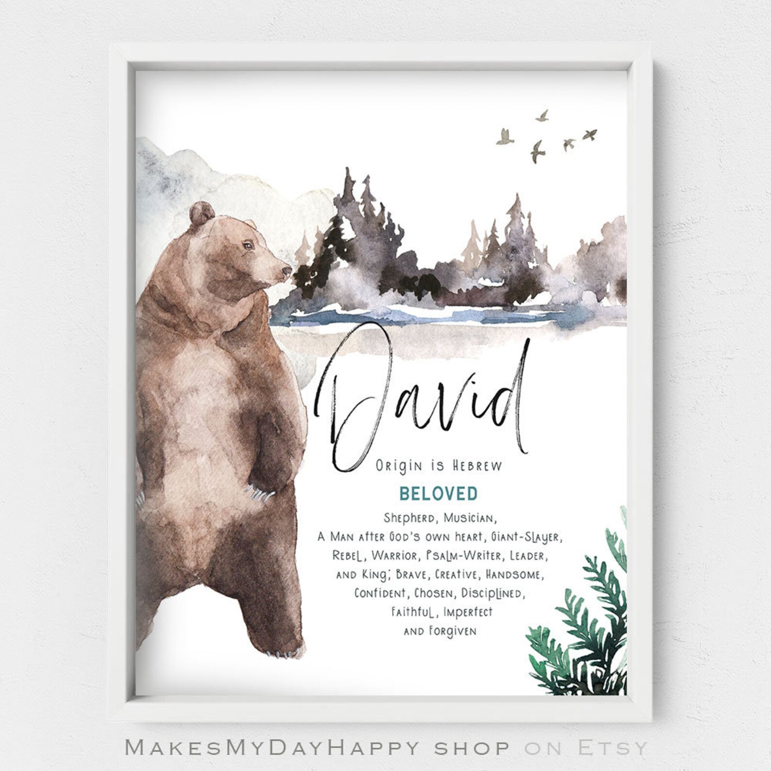 Grace Name Meaningfirst Name Wall Artbiblical Meaning2 - Etsy