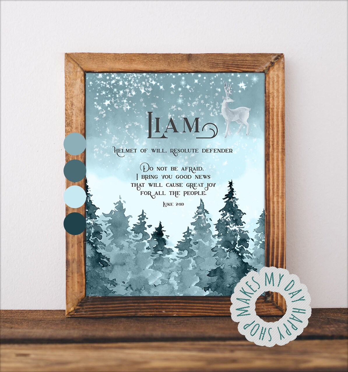 Clay Custom Name Meaning Gifts Printable,name Posters for Kids Room ...