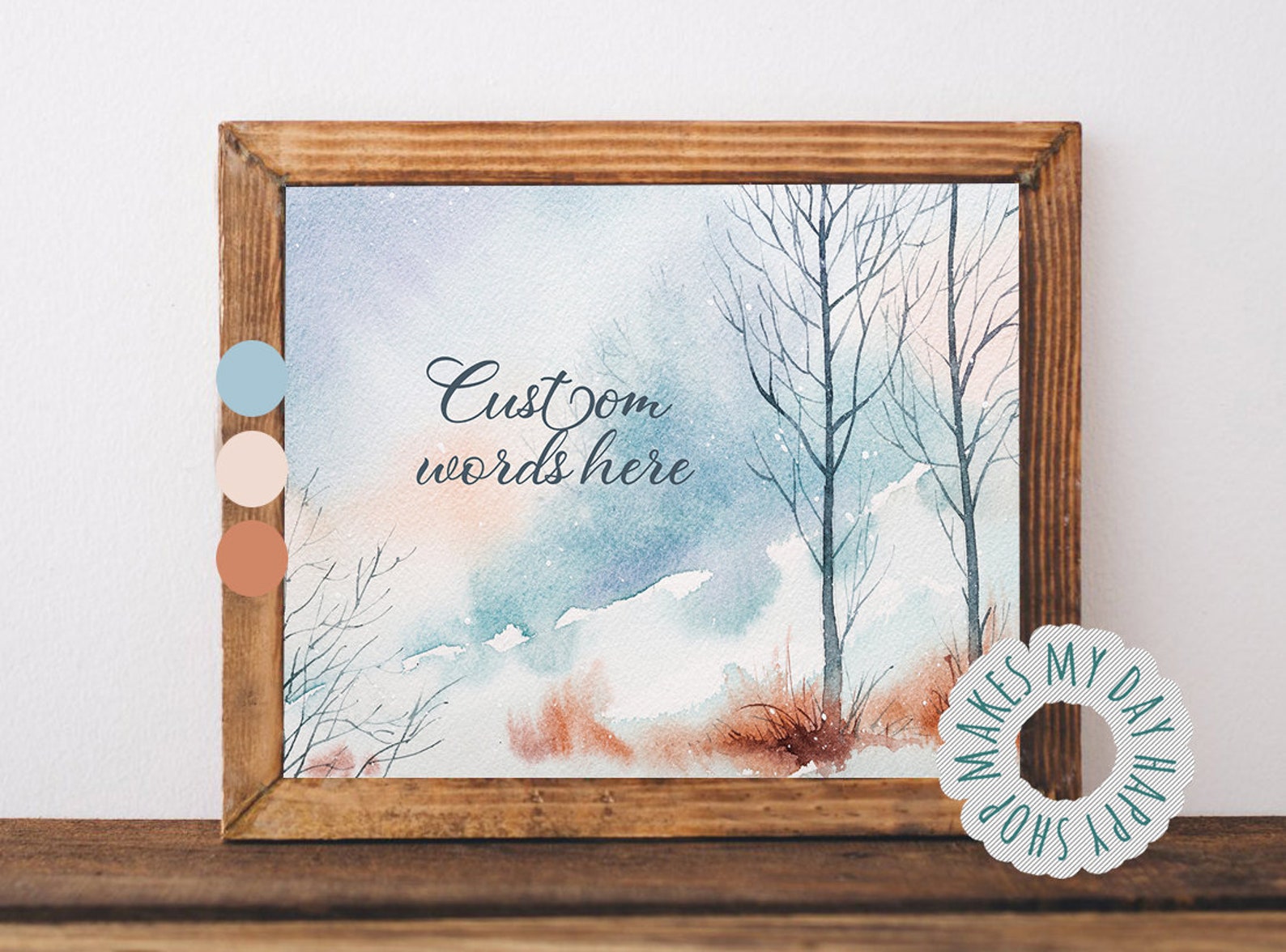 Personalized Typographic Postercustom Quote Wall Artpurple - Etsy