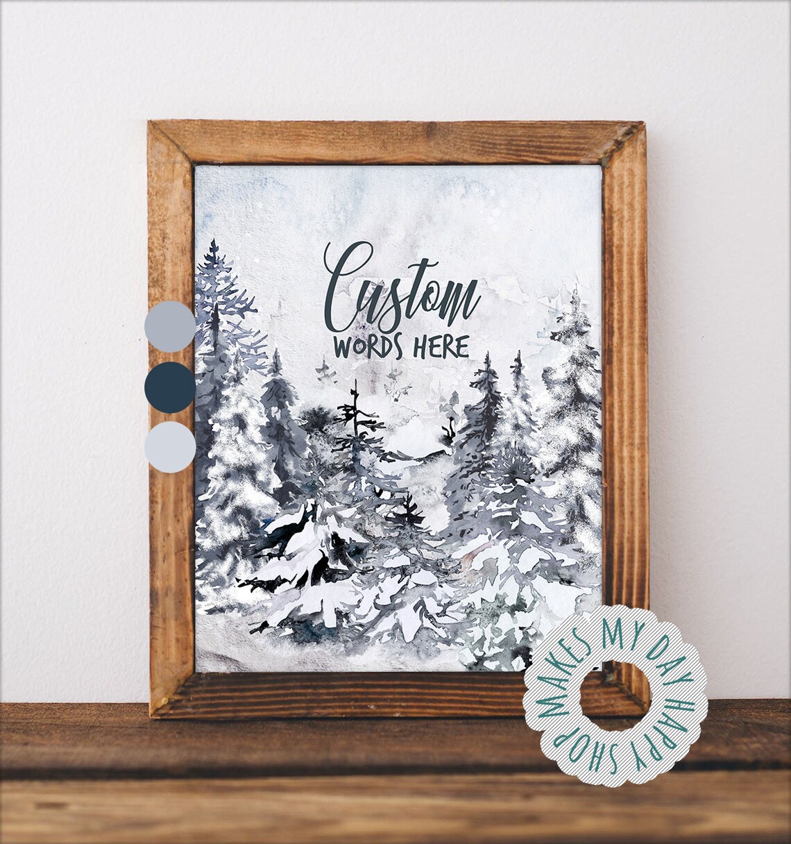 Personalized Typographic Postercustom Quote Wall - Etsy