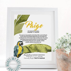 Abbie Name Meaning,custom Name Wall Art,personalized Meaning of Name ...