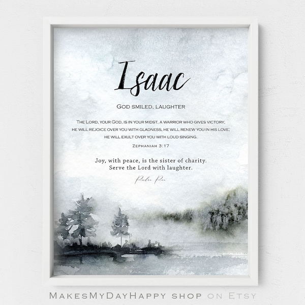 Isaac - Etsy