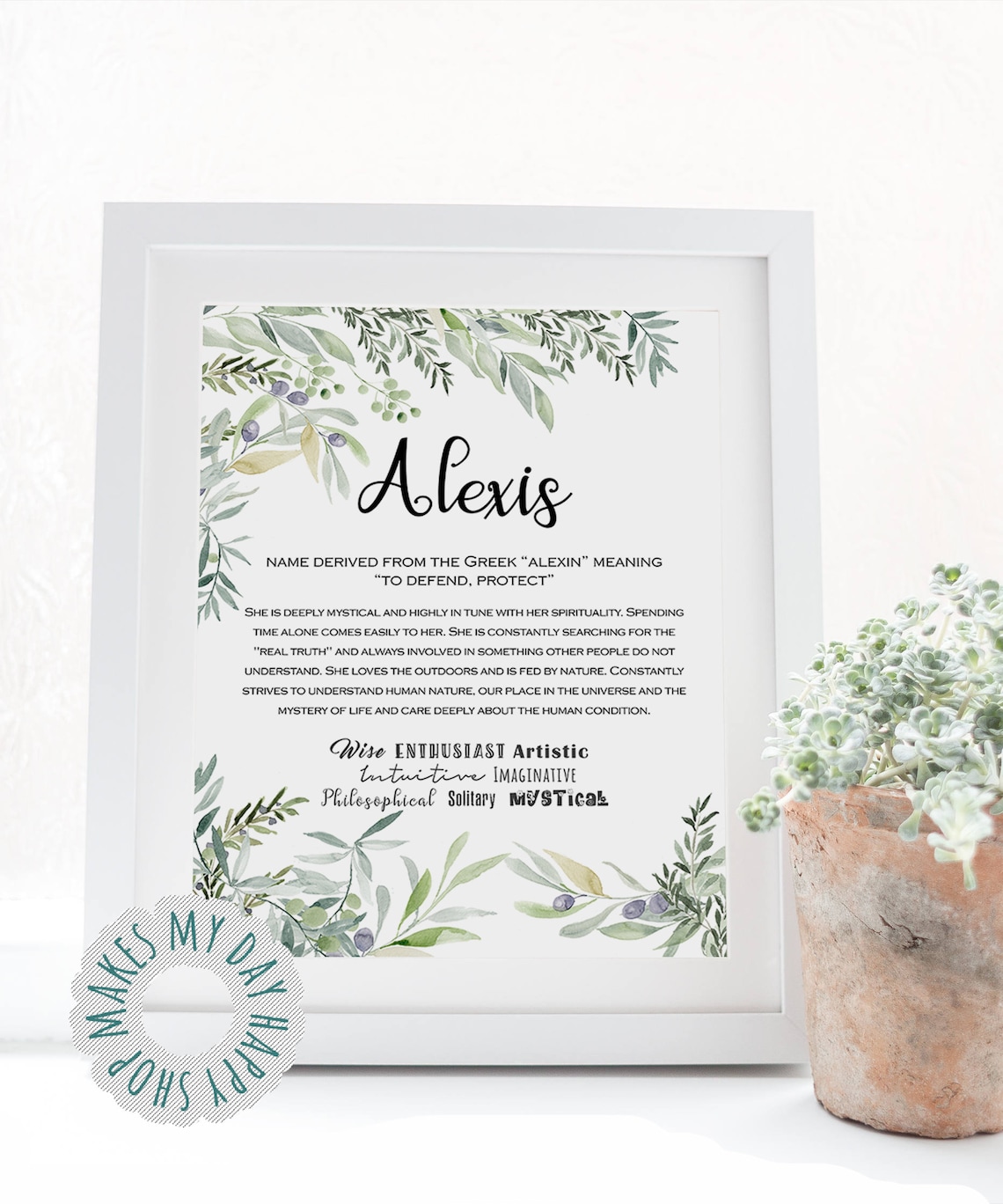 Lillian Name Meaningpersonalized First Name Wall Artcustom - Etsy