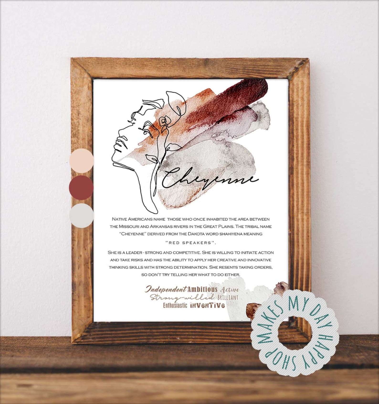 Tessa Namemeaning of Namepersonalized Giftcustom Name - Etsy