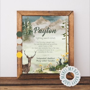 Payton Personalized Name Meaning,custom Printable Meaning of Name ...