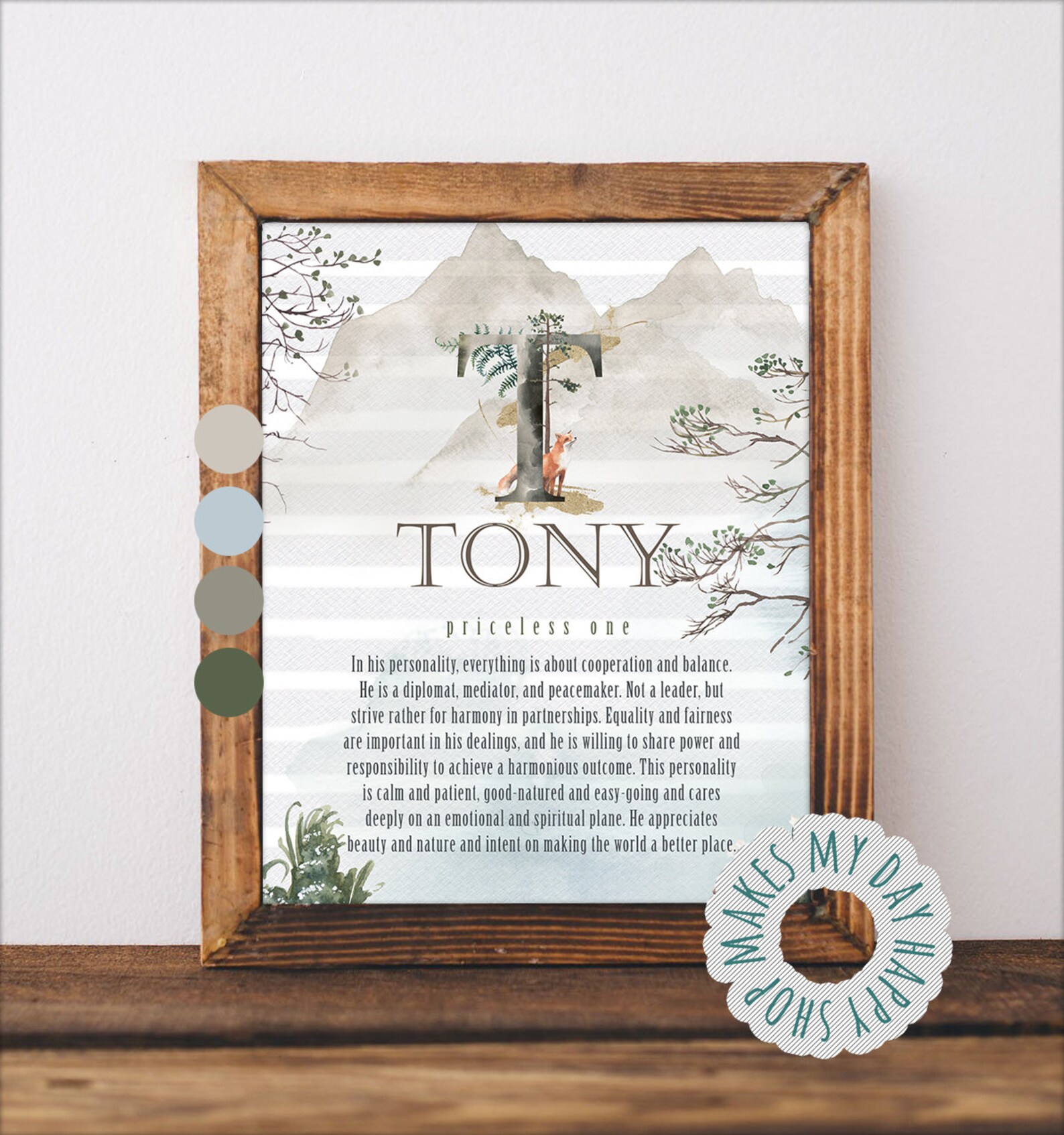 Silas Personalized Name Meaning,custom Printable Meaning of Name ...