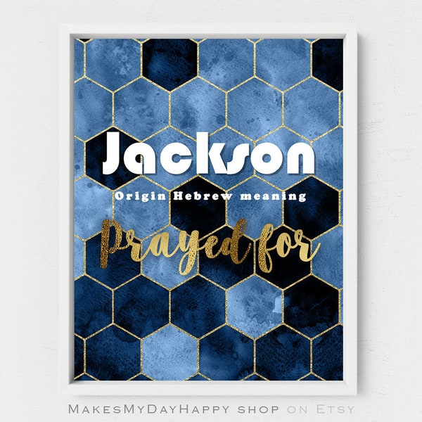Jackson Name - Etsy