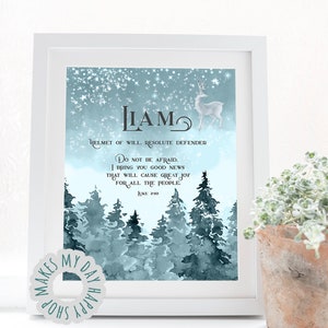 Caspian Name Wall Art,personalized Name Meaning,summer Baby Shower Gift ...