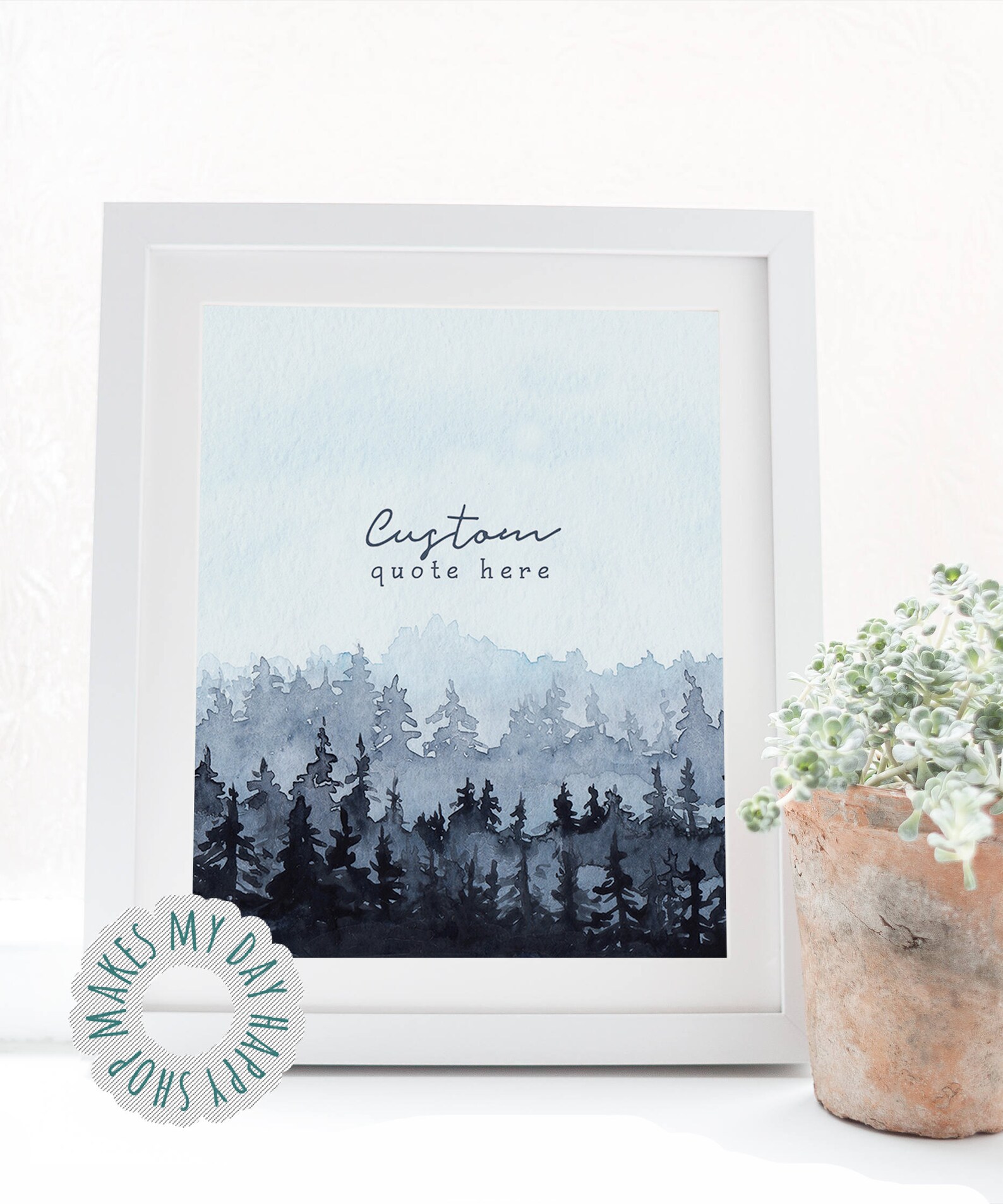 Personalized Typographic Postercustom Quote Wall - Etsy