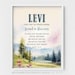 Levi Name Meaning,personalized Baby Shower Gift,hebrew Name Origin ...