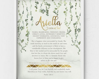 Ariella Name Sign - Etsy
