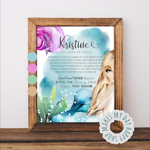 Hope Name Meaning,hope Custom Name Printable Wall Art,mermaid ...