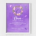 Naomi Name Meaning,purple Floral Girls Room Wall Art,biblical Meaning ...
