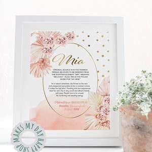 Rosemary Name Meaning,sign Name Home Decor,custom Name Meaning ...