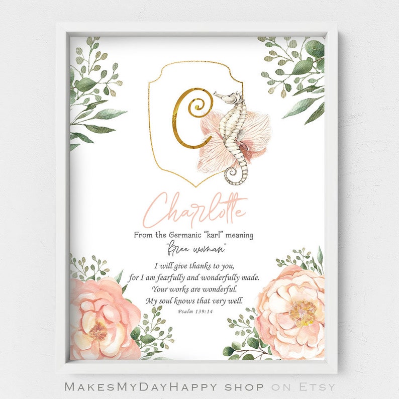 Tessa Namemeaning of Namepersonalized Giftcustom Name - Etsy