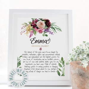 Jayne Name Meaning,personalized Name Wall Art,printable Meaning of Name ...