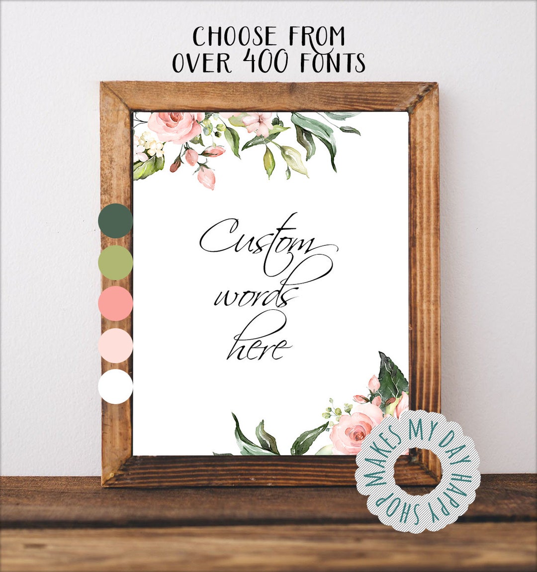 Custom Quote Print,customized Wall Art,personalized Quote,typographic ...