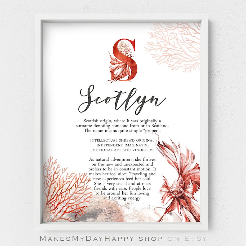 Tessa Namemeaning of Namepersonalized Giftcustom Name - Etsy