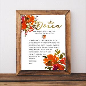 Chiara Personalized Name Wall Art,name Meaning Sign,sign Name Wall Art ...