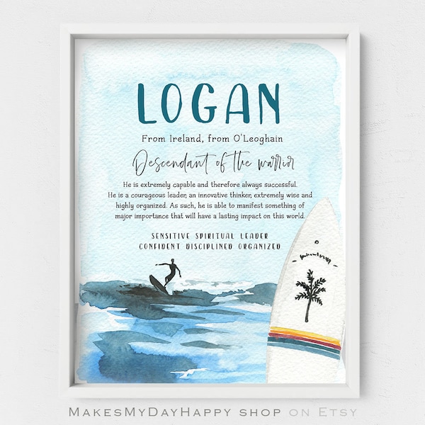 Logan Name Meaning - Etsy