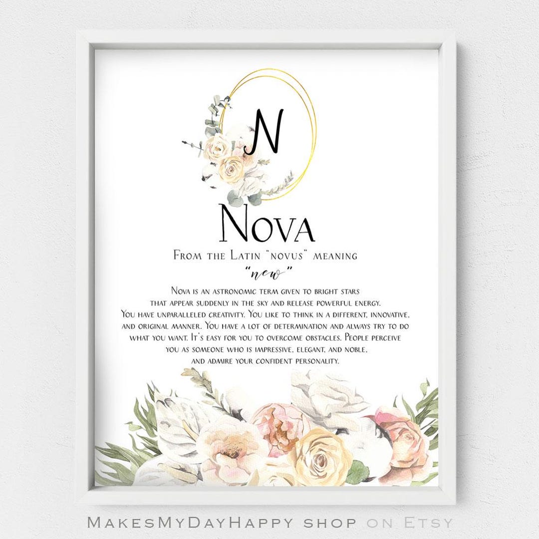 Nova Name Meaning,first Name Origin,astronomic Meaning,cute Kids Room ...