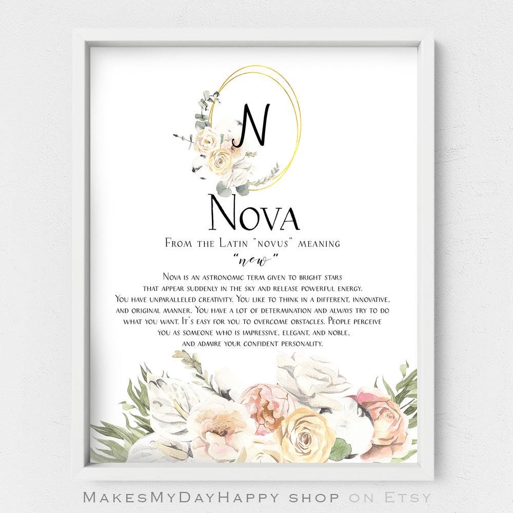 Nova Name Meaning,first Name Origin,astronomic Meaning,cute Kids Room ...