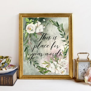 Custom Quote Printcustomized Wall Artpersonalized - Etsy