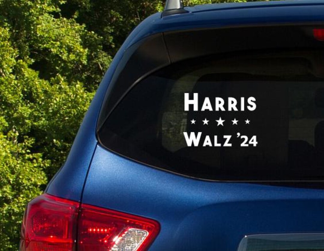 Harris Walz Car Decal, Harris for President, Kamala Harris Vinyl Decal ...