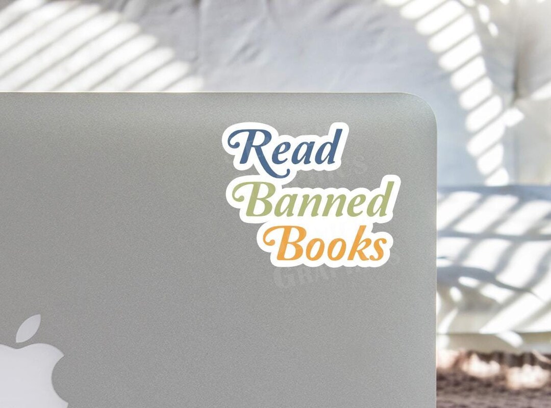 Read Banned Books, Banned Books Die Cut Sticker, I'm With the Banned ...