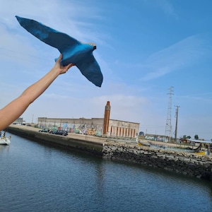 Paper Mache Seagull, Clarice. Hanging Paper Sculpture, Original Home ...