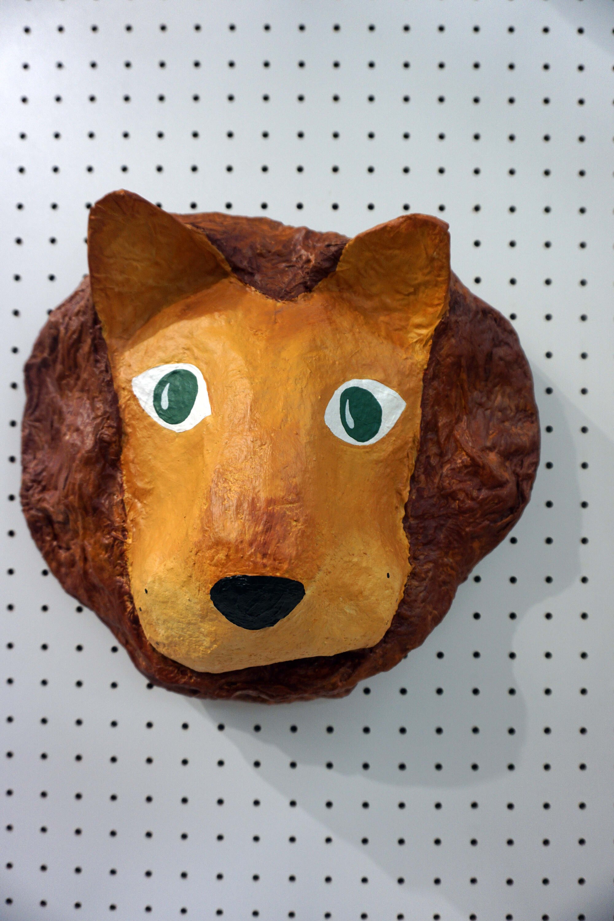 Paper Mache Lion Head Sebastian. Savanna Creature Majestic | Etsy