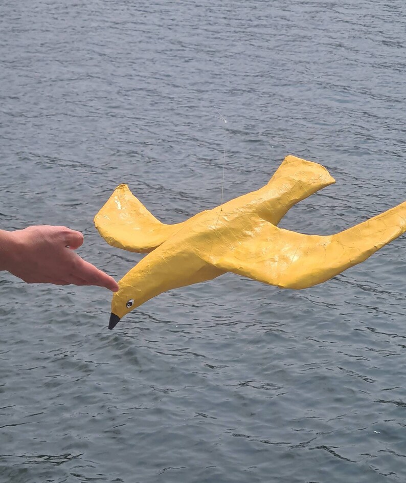 Paper Mache Seagull Clarice. Hanging Paper Sculpture - Etsy