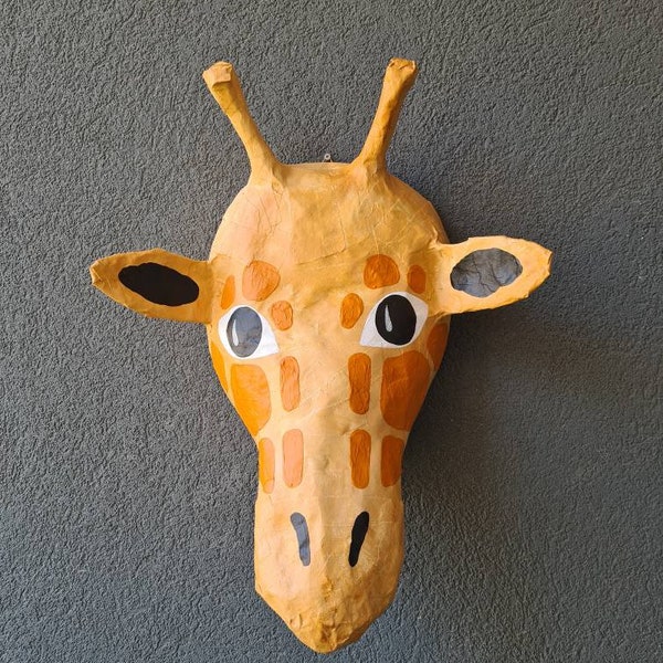 Paper Mache Mask - Etsy UK