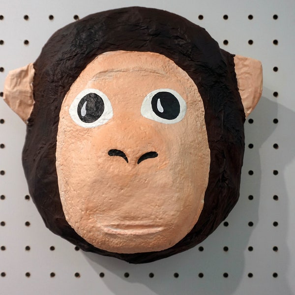 Paper Mache Monkey - Etsy