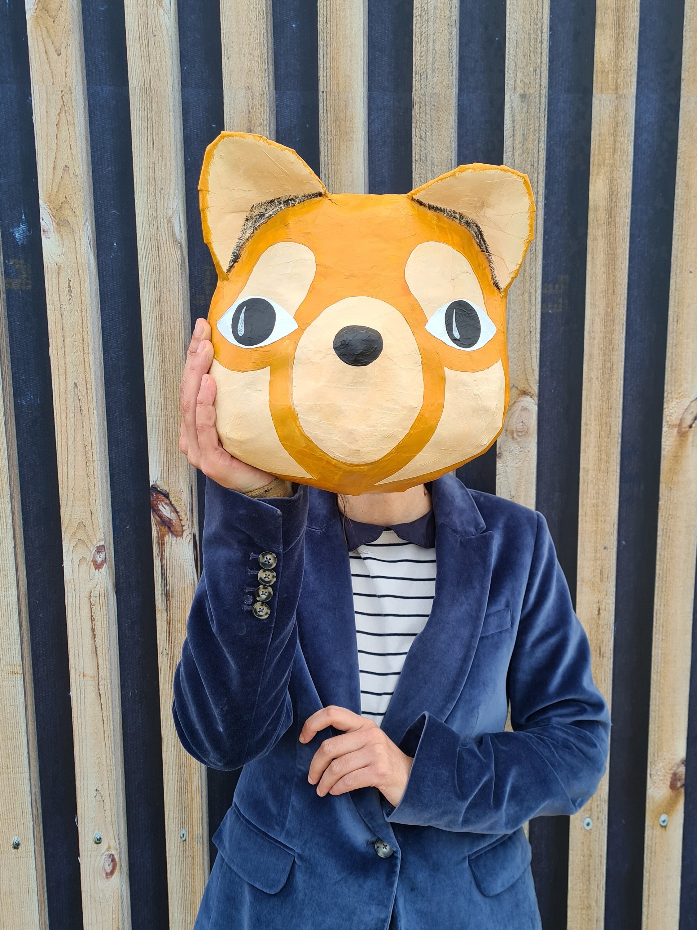 Paper Mache Red Panda Head, Bernardo. Sweet Wall Decor. - Etsy