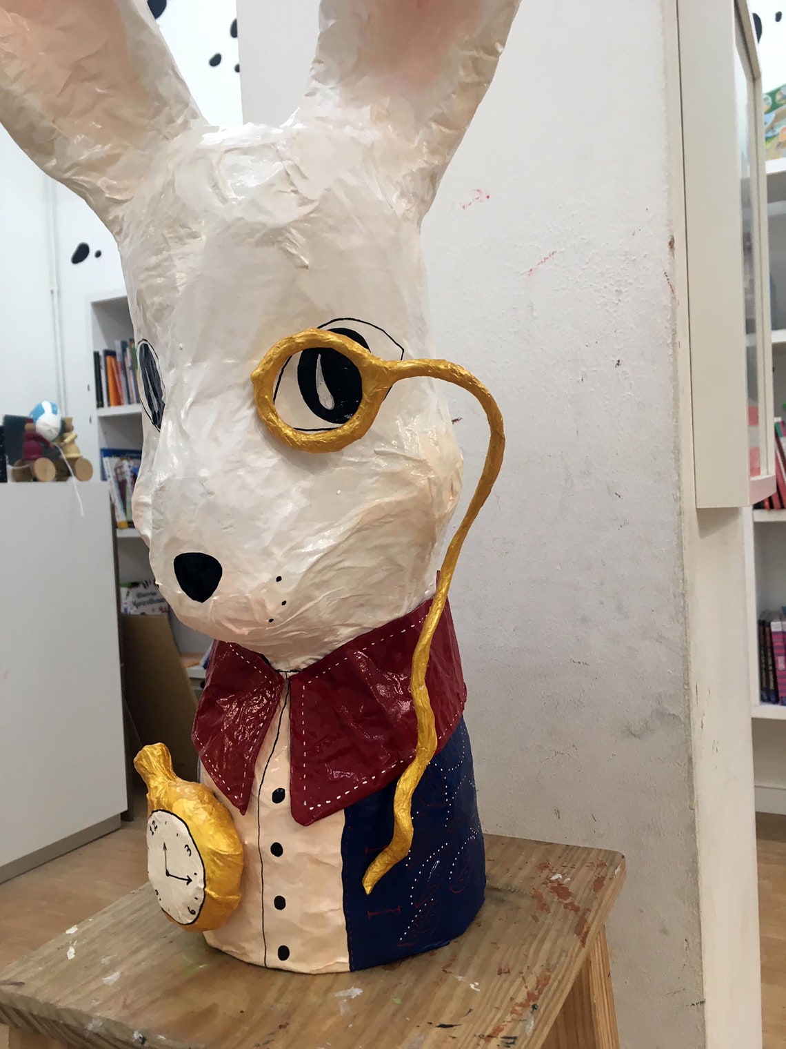 White Rabbit Alice in Wonderland Bust | Etsy